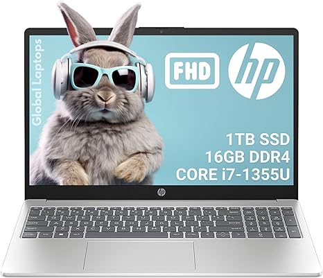 HP LAPTOP 15-FD0182WM (9C9A5UA#ABA) i7-1355U-5.0GHz, 16GB, 1TB SSD, 15