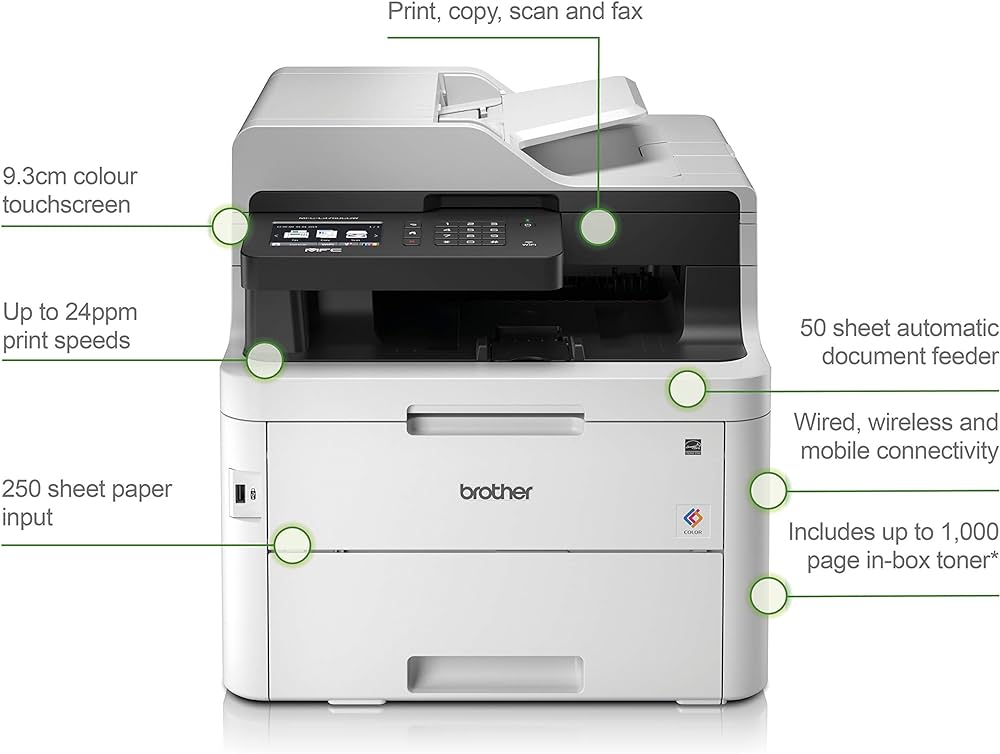 BROTHER MFC-L3750CDW COLOR ALL IN ONE PRINTER